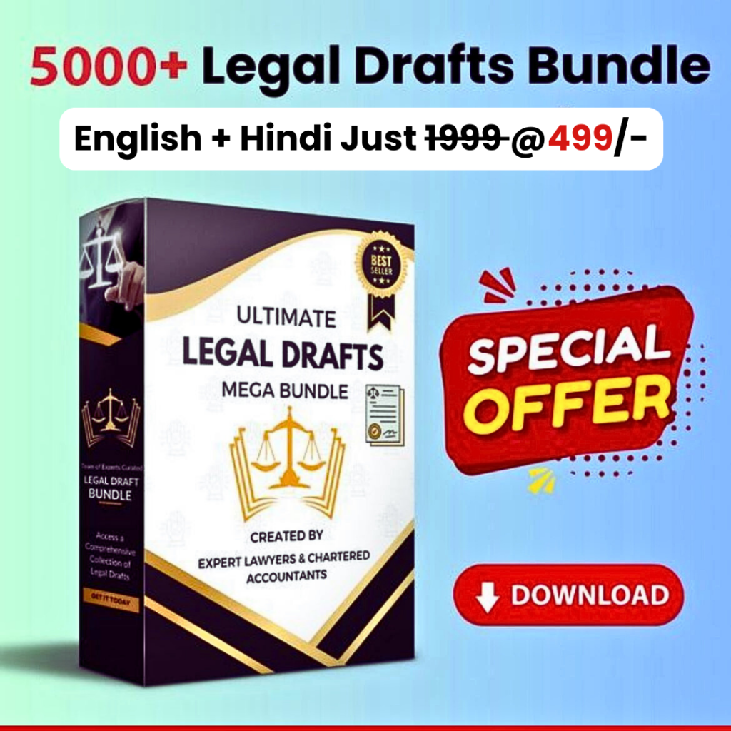 5000+ Ultimate Legal Drafts Bundle (English+Hindi) - Ailelo